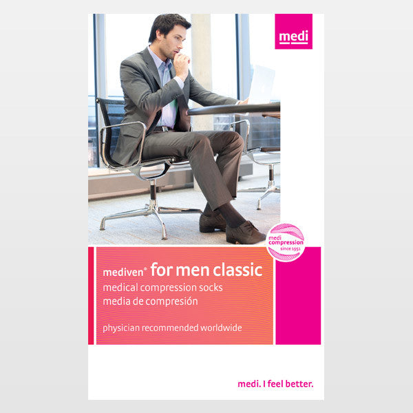 Mediven For Men Classic Knee 20-30 mmHg – LegSmart Compression Socks
